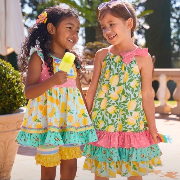Matilda Jane | Dresses | Matilda Jane Girls Freshly Squeezed Lemonade ...